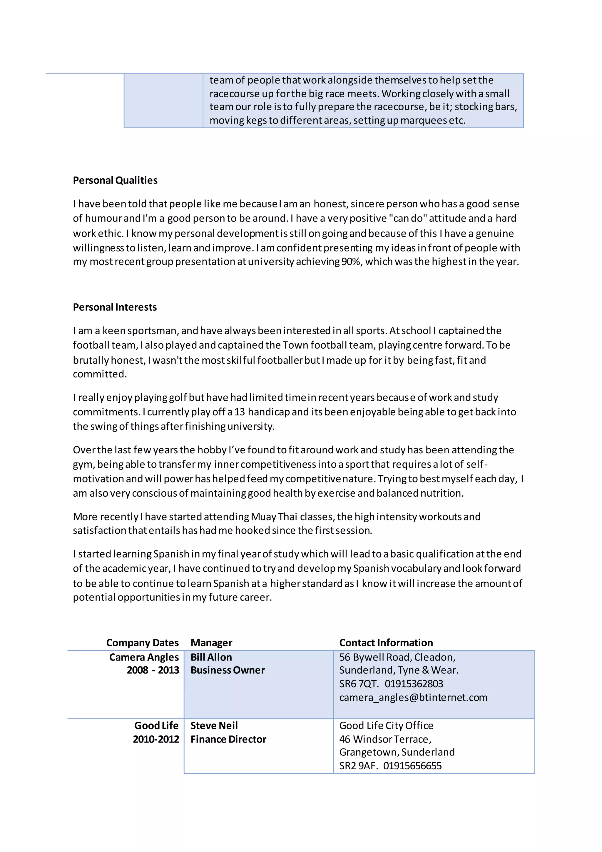 CV - Matthew Harding | DOCX