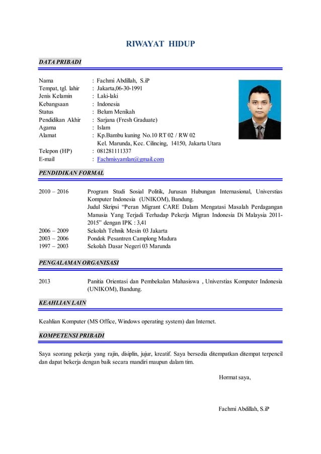 Curriculum Vitae | DOCX