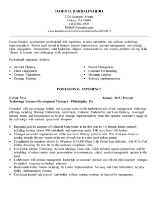 DGB Resume Aug 2016 | DOCX