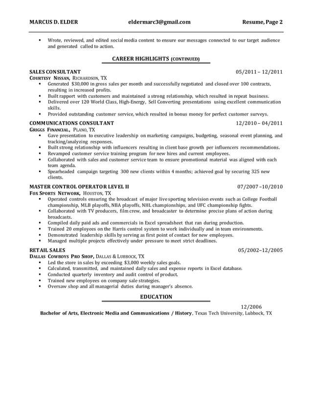 melder-resume | DOCX | Business Administration | Business