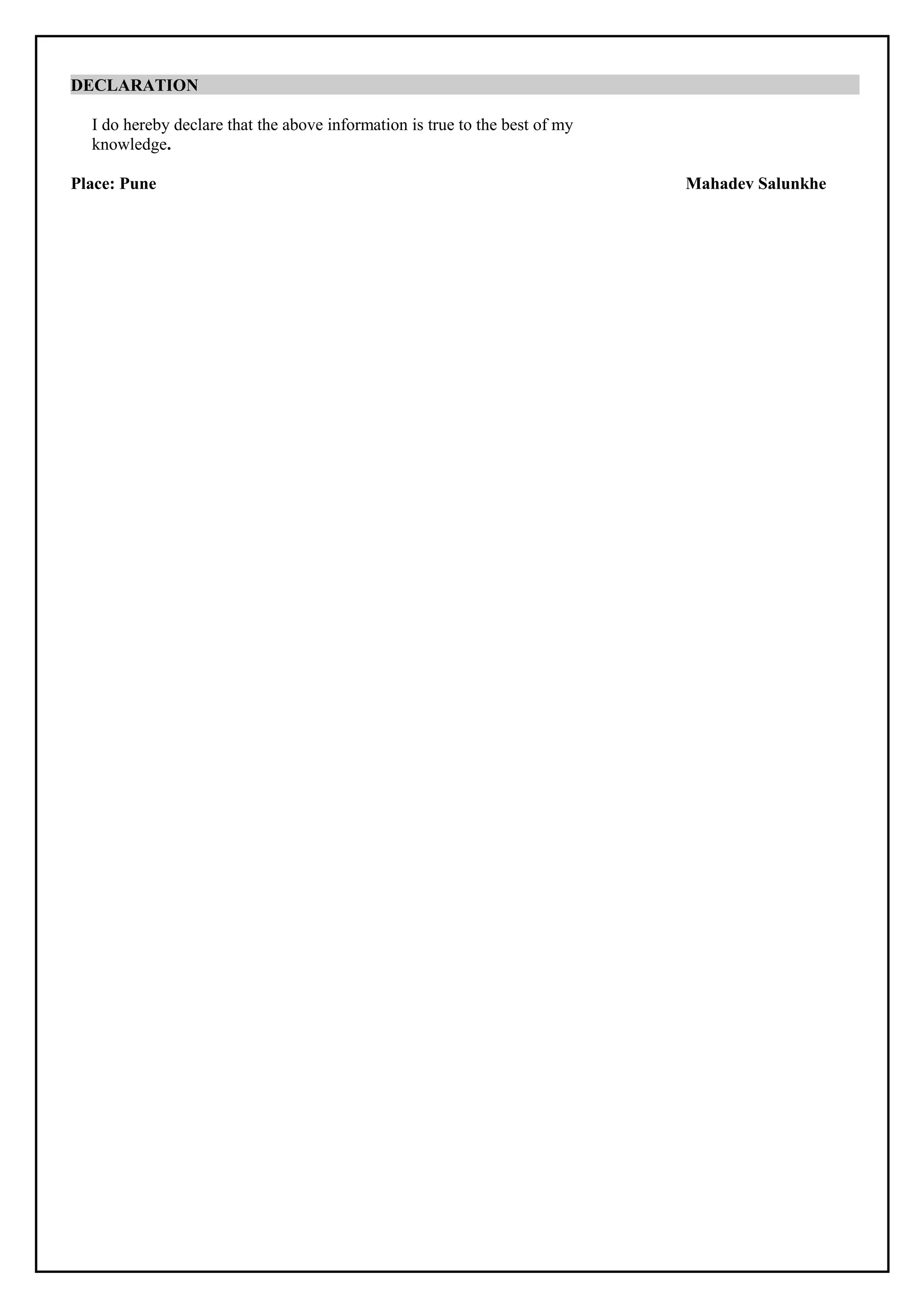 NEW CV MAHADEV | DOC | Computing | Technology & Computing