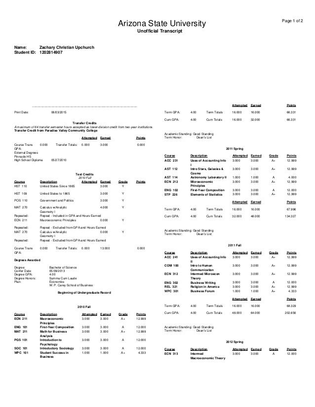 Zac Upchurch Transcript