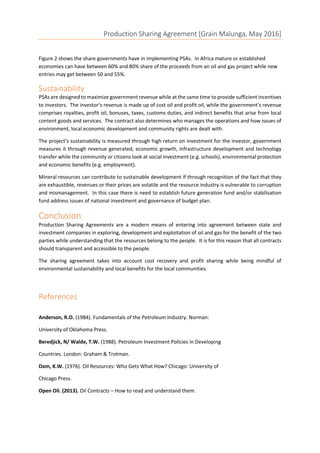 05 16 PRODUCTION SHARING AGREEMENT | PDF