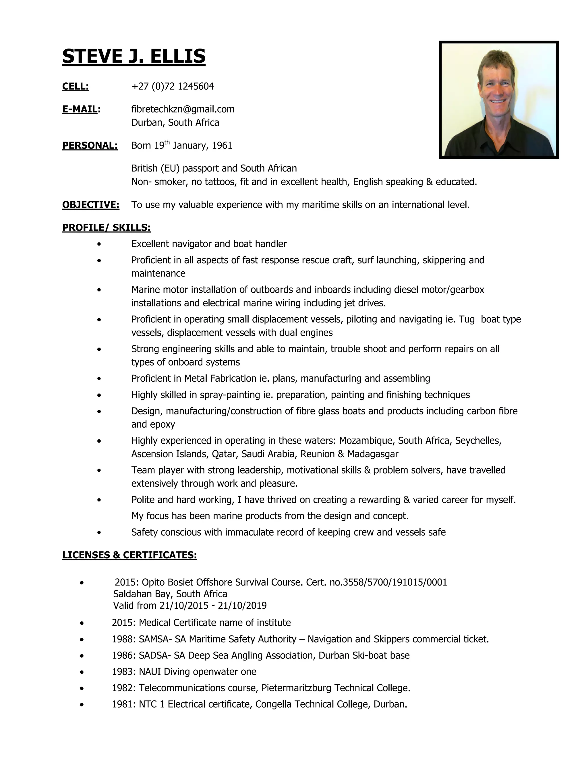 Steve Ellis 2016 | PDF