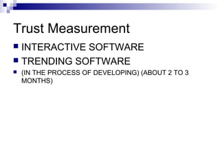Trust Measurement | PPT