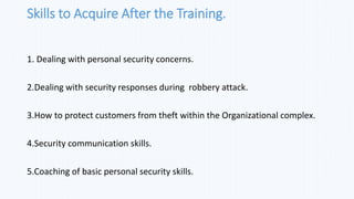 A Two (2) Day Security powerpoint | PPTX