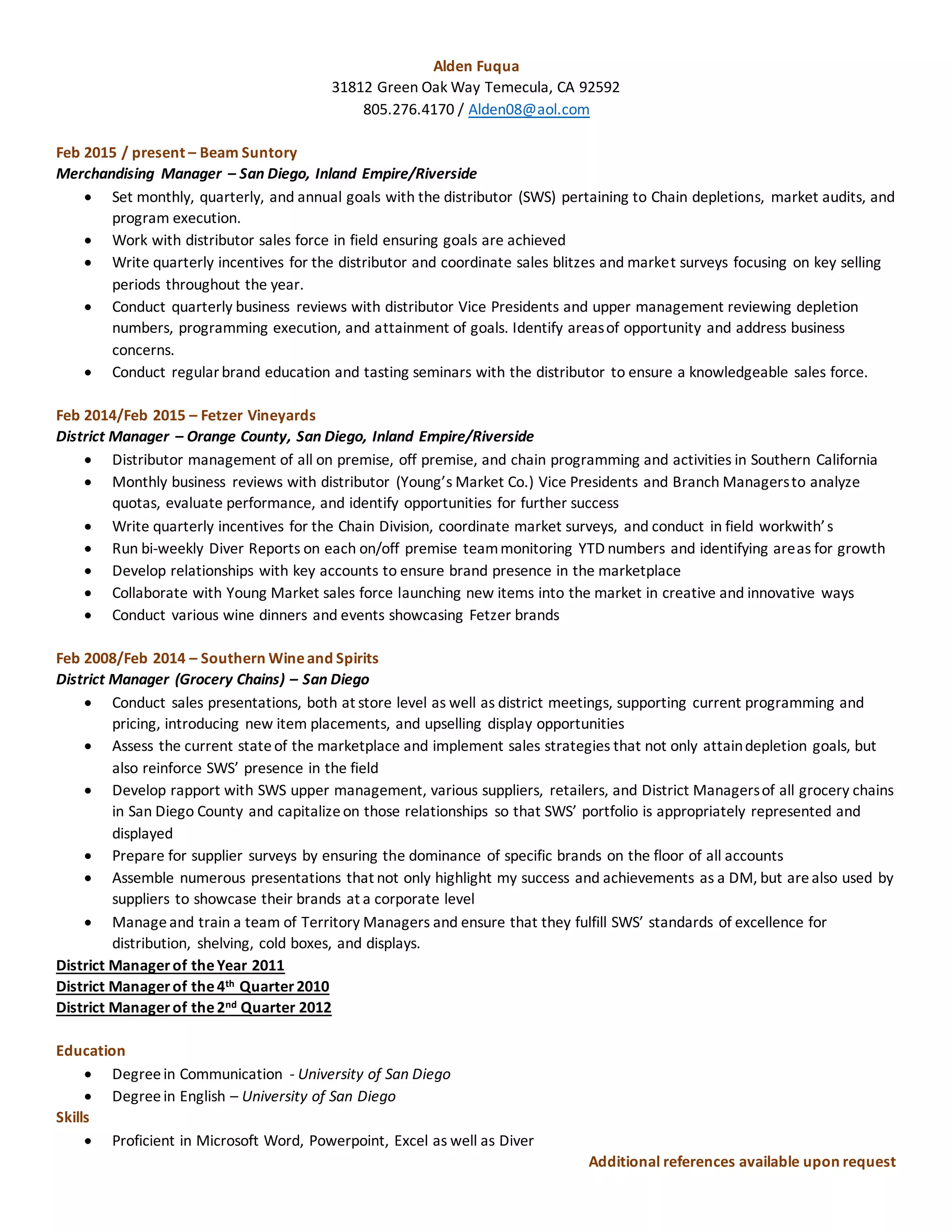 Alden Fuqua Resume | DOCX
