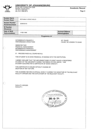 academic record | PDF