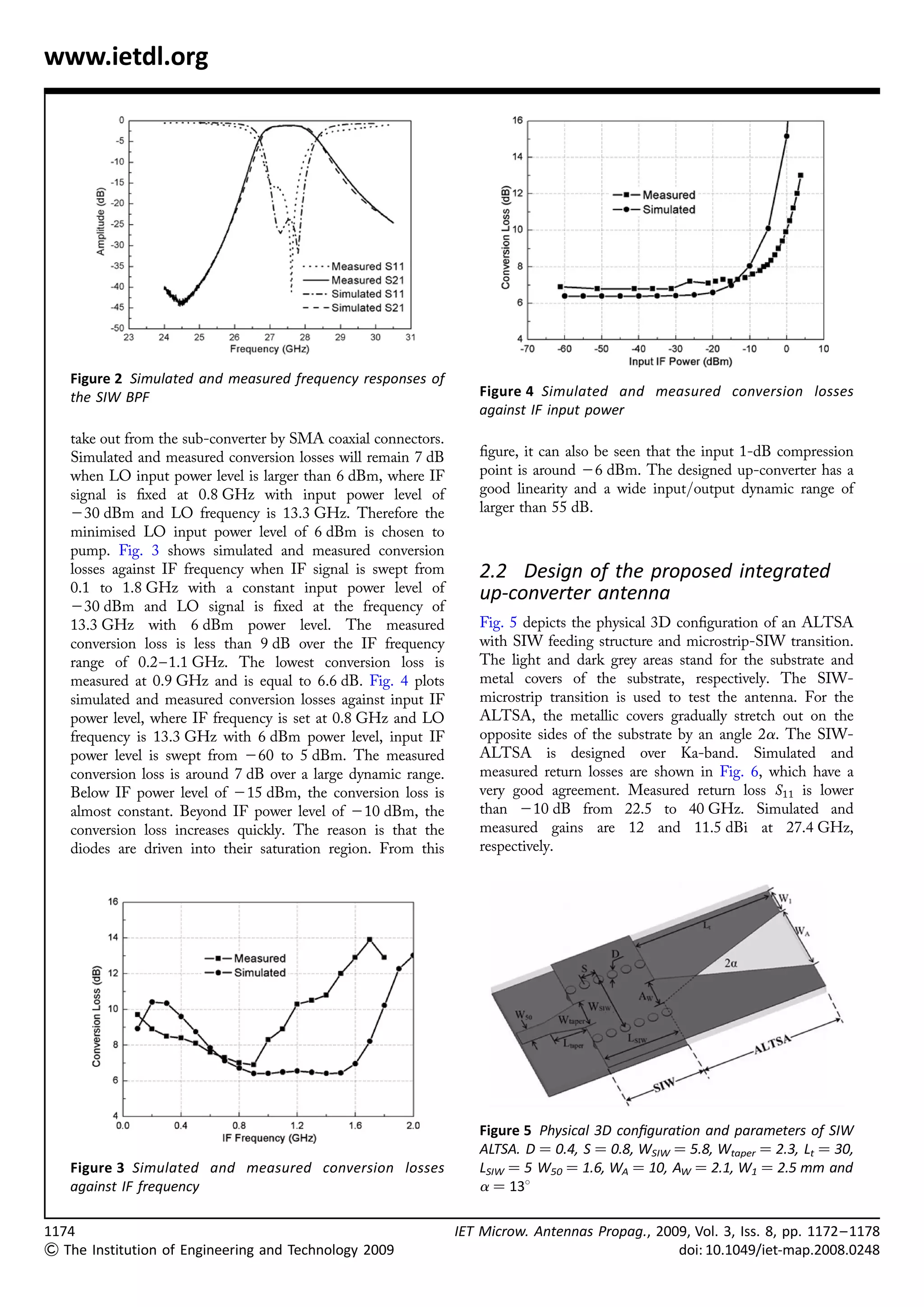Integrated sub-harmonically pumped up-converter antenna for spatial power combining | PDF