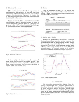 SupportVectorRegression | PDF