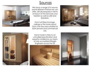 Steam and Sauna Innovation | PDF | Construction Industry | Industries