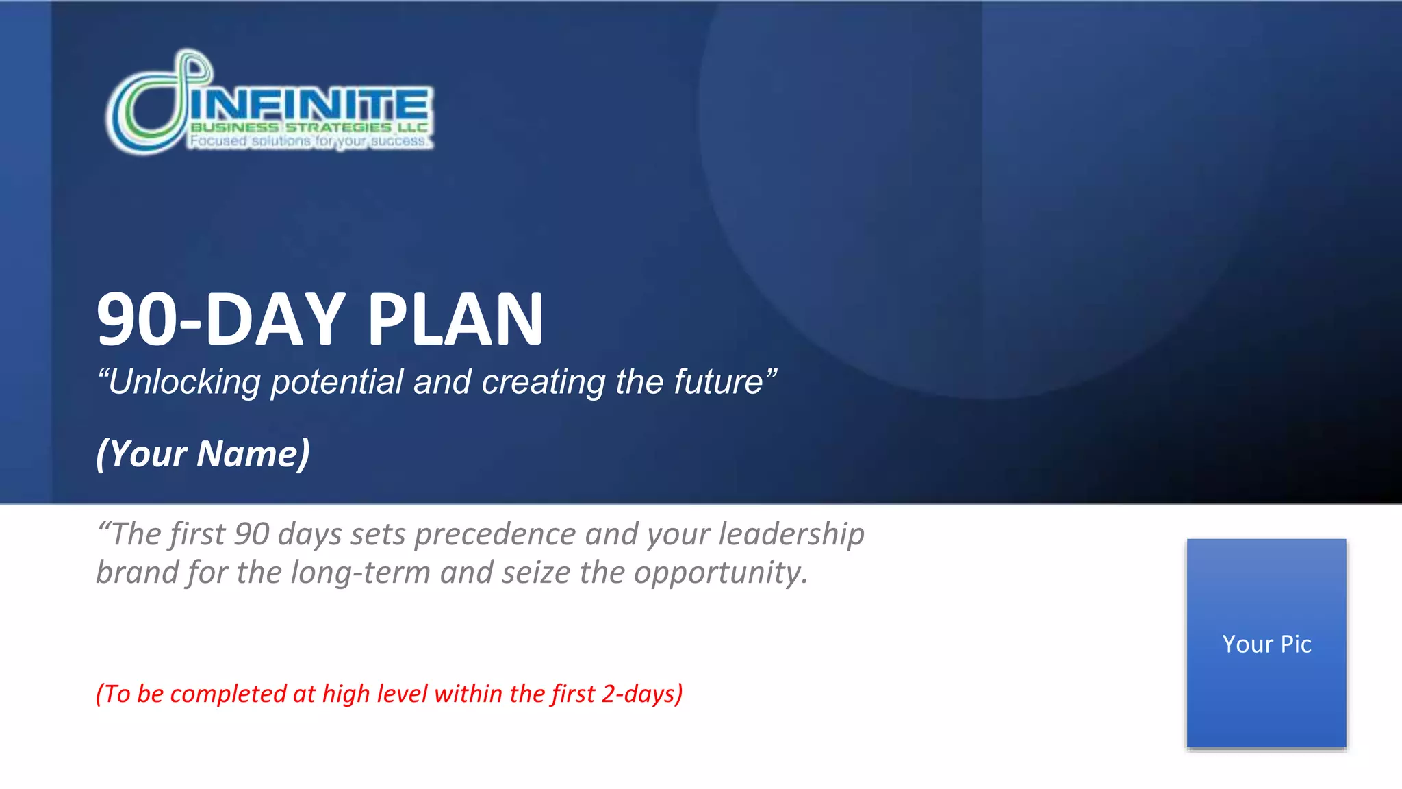 90 Day Plan - Template.pptx