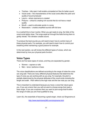 90 days to becoming a better singer | PDF