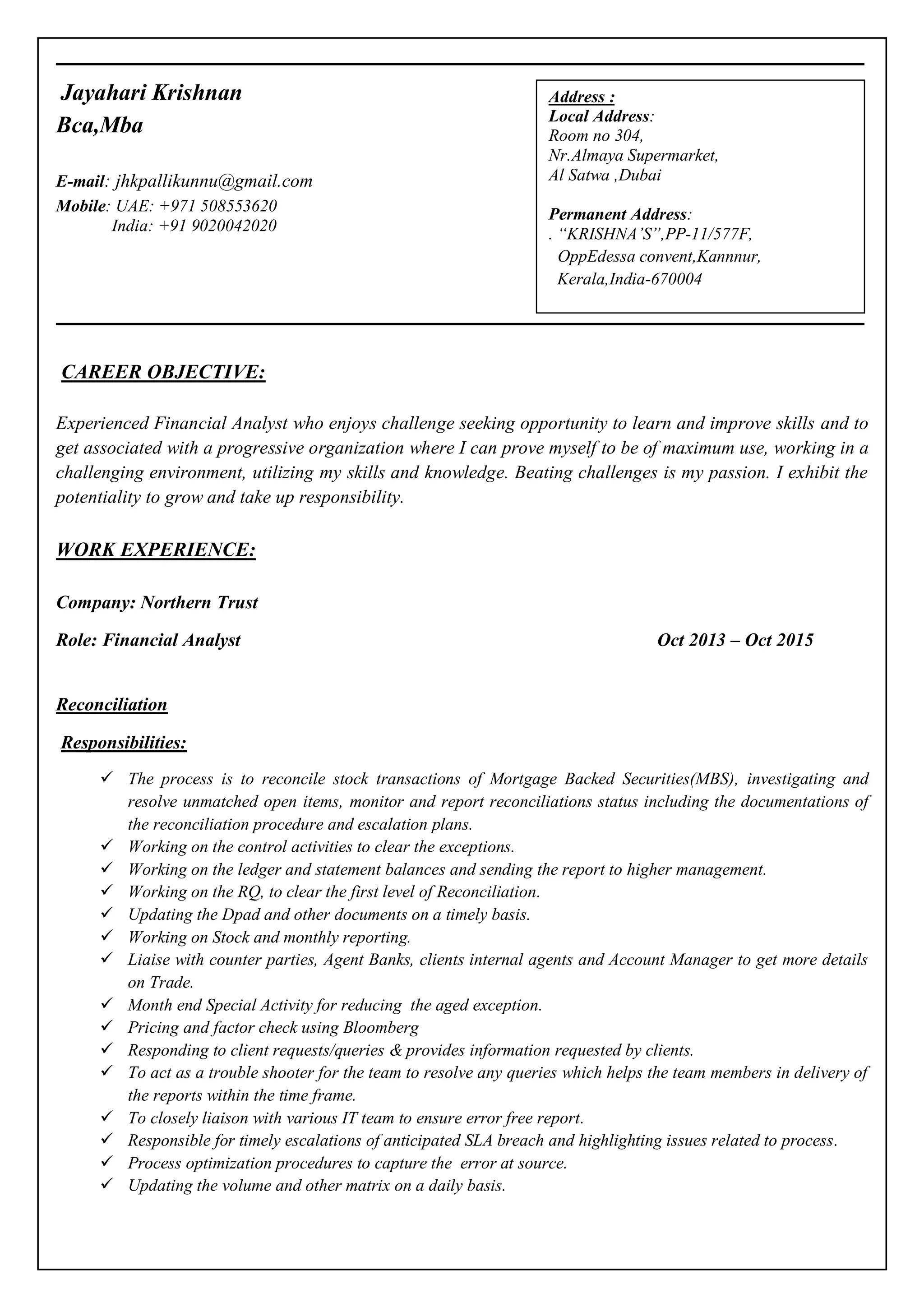ResumeJHK | PDF