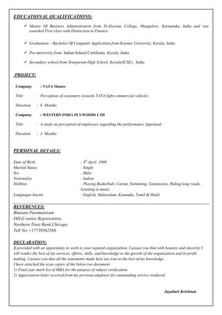 ResumeJHK | PDF