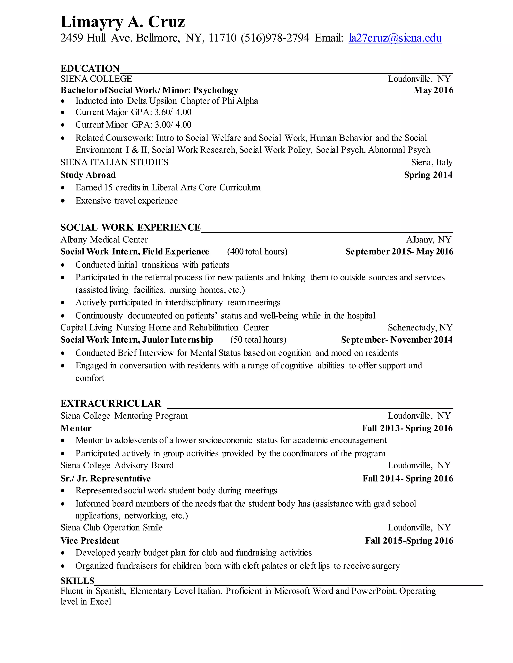 Resume | DOCX