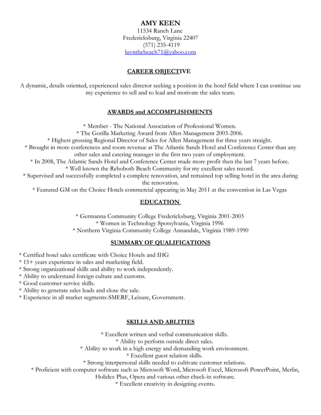 Amy Keens resume | PDF