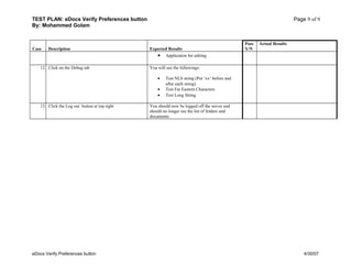 eDocs Preferences for Results | DOC