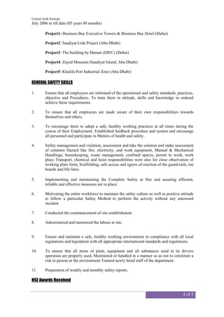 Resume Tahir | PDF | Civil Engineering Industry | Industries