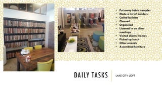 Internship at Lake City Loft | PPT