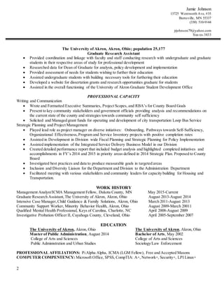 Jamie R Johnson Resume 2017 | PDF