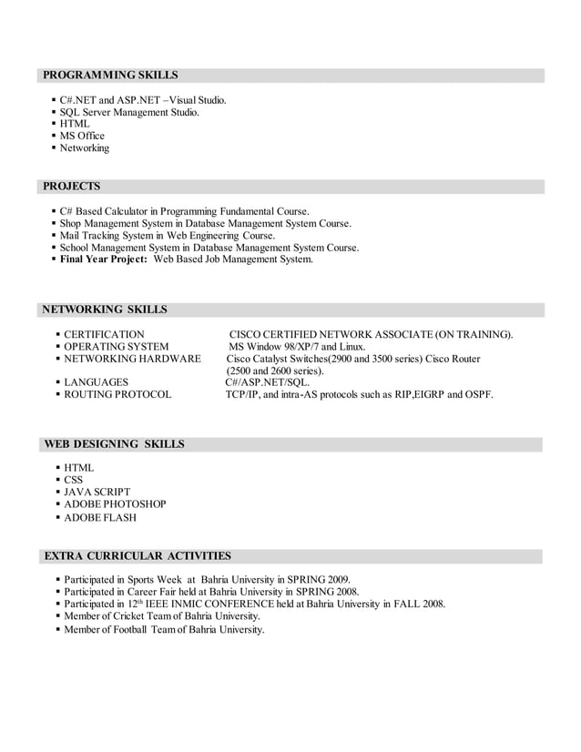 Curriculum Vitae(Detailed)121 | PDF