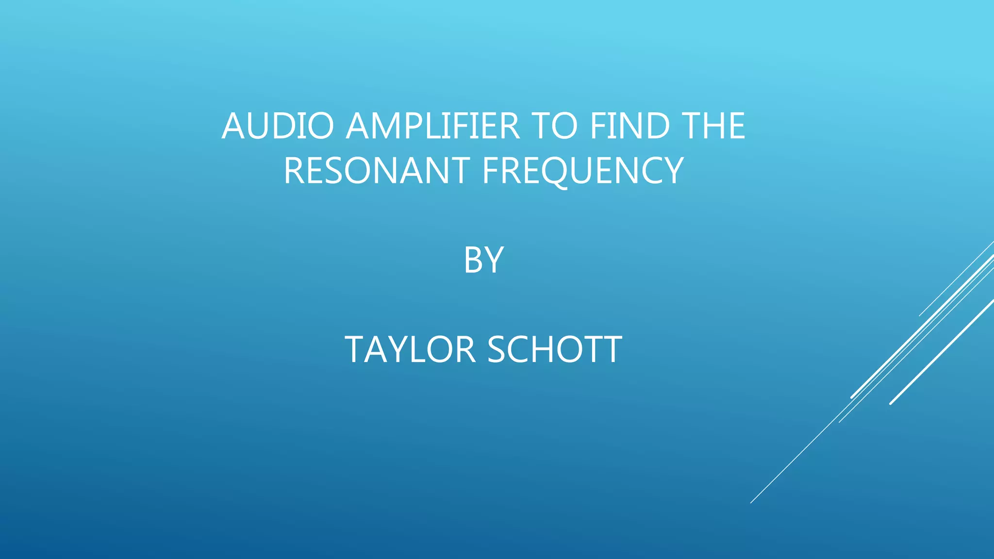 Presentation for analog | PPT