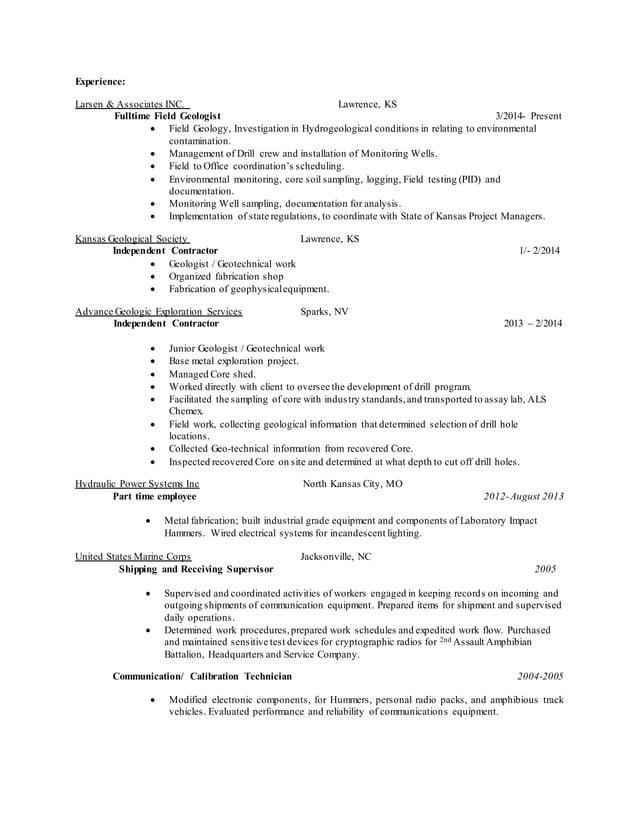Resume CV 2015 updated | PDF