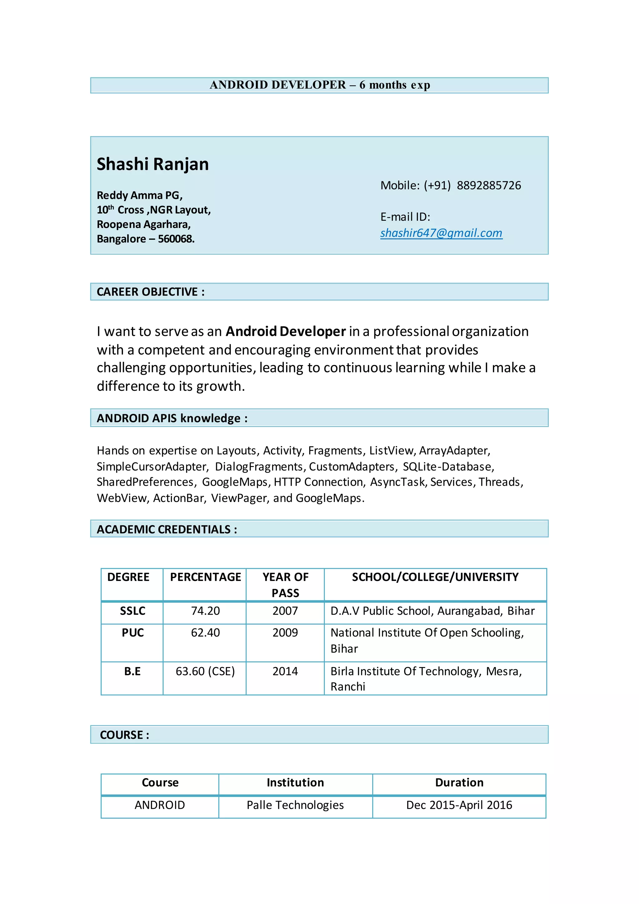 Shashi Android | PDF