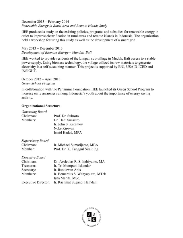 IIEE Company Profile | PDF