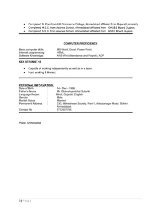 Resume - Prashant | DOC