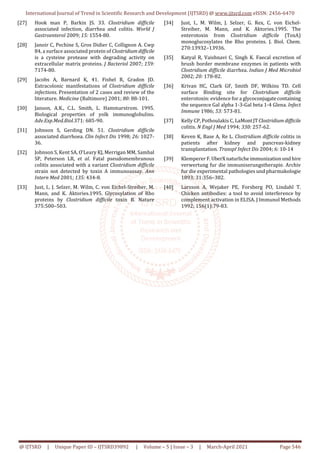 Production of Oral IgY Antibody A Novel Immunotherapy against Clostridium Difficile | PDF