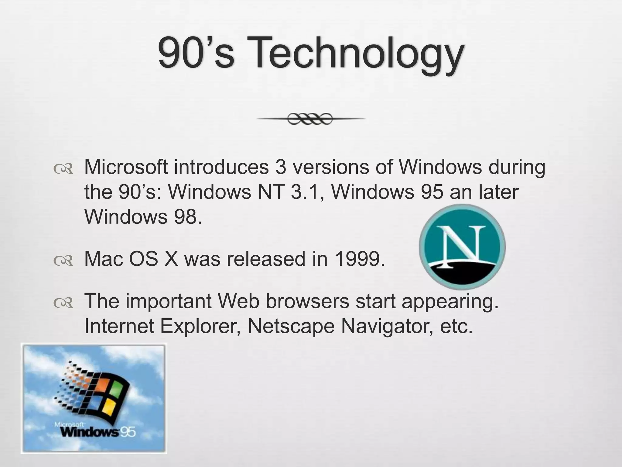 90's technology | PPTX