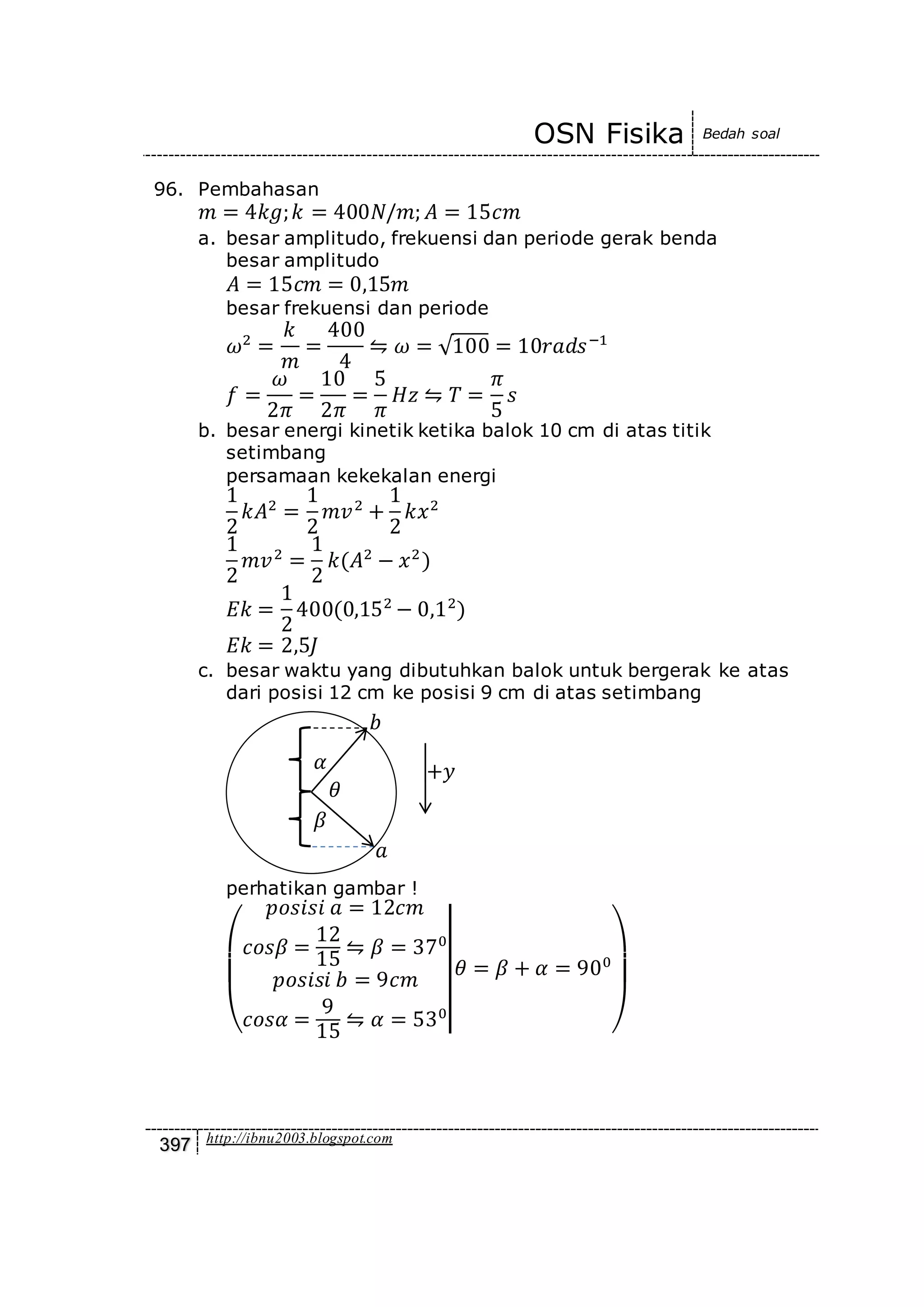 91 100 osn fisika (tkunci) | PDF