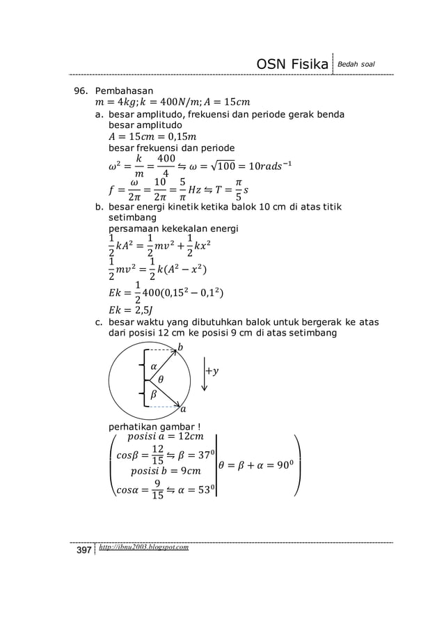 91 100 osn fisika (tkunci) | PDF