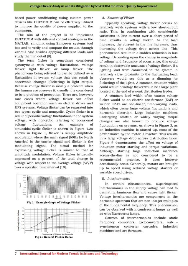 Voltage Flicker Analysis and its Mitigation by STATCOM for Power ...