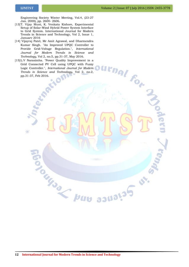 Voltage Flicker Analysis and its Mitigation by STATCOM for Power Quality Improvement | PDF
