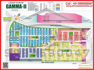 Gamma 2 Greater Noida HD Map Layout Plan of Gamma 2 | Shiva Associates ...