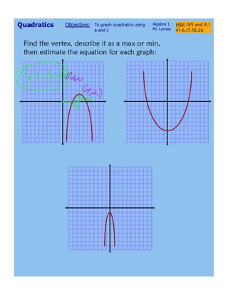 9-1 and Graphing Quadratics Vertex Form.pdf