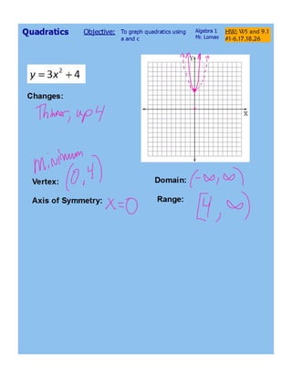 9-1 and Graphing Quadratics Vertex Form.pdf