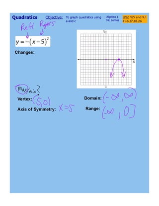 9-1 and Graphing Quadratics Vertex Form.pdf