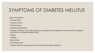 91-MAYURI PRABHU BIOCHEMISTRY PPT.pptx diabetes melltus | PPT