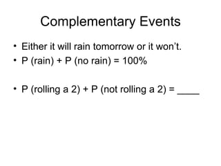 9.1 Simple Events | PPT