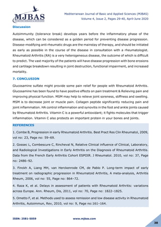 Ortholord Tablets: Nutritional Support for Rheumatoid Arthritis | PDF