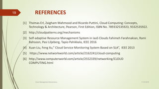Cloud Management Mechanisms | PPTX