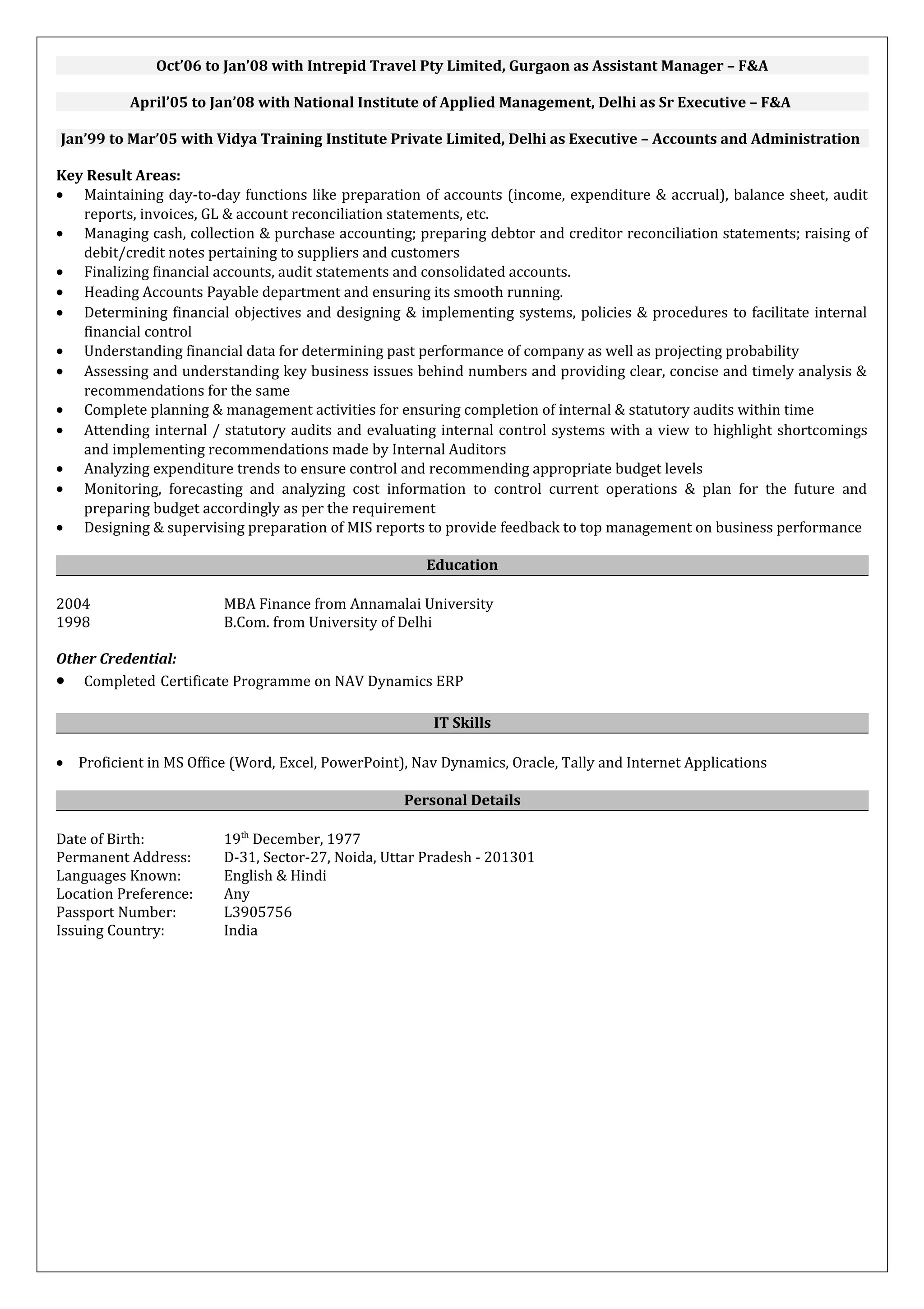 Girish CV 2015 | DOC