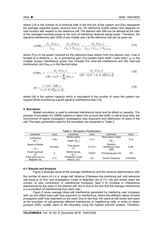 Proposed Model for Interference Estimation in Code Division Multiple Access | PDF