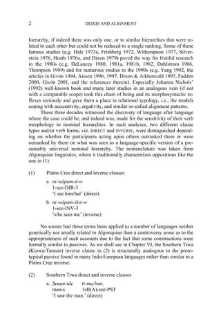 Deixis And Alignment Inverse Systems In Indigenous Languages Of The ...