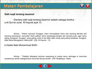 9104 qana'ah dan tasamuh | PPT