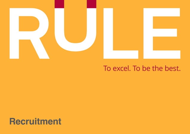 RULE Recruitment Brochure | PPT